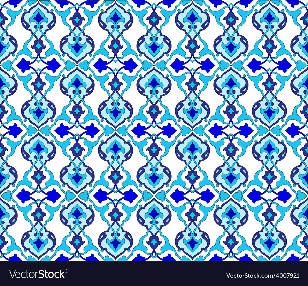 Background with seamless pattern ten Royalty Free Vector
