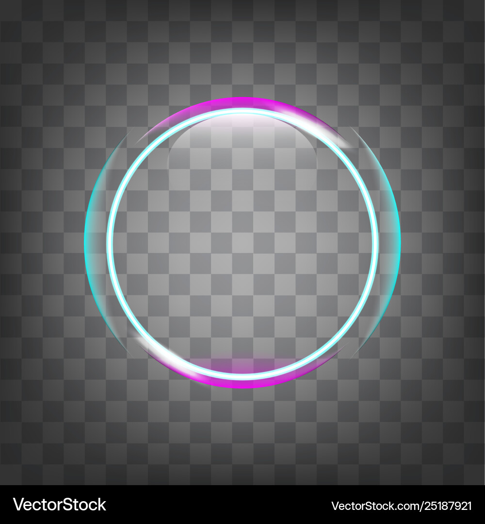 Circle light effect Royalty Free Vector Image - VectorStock