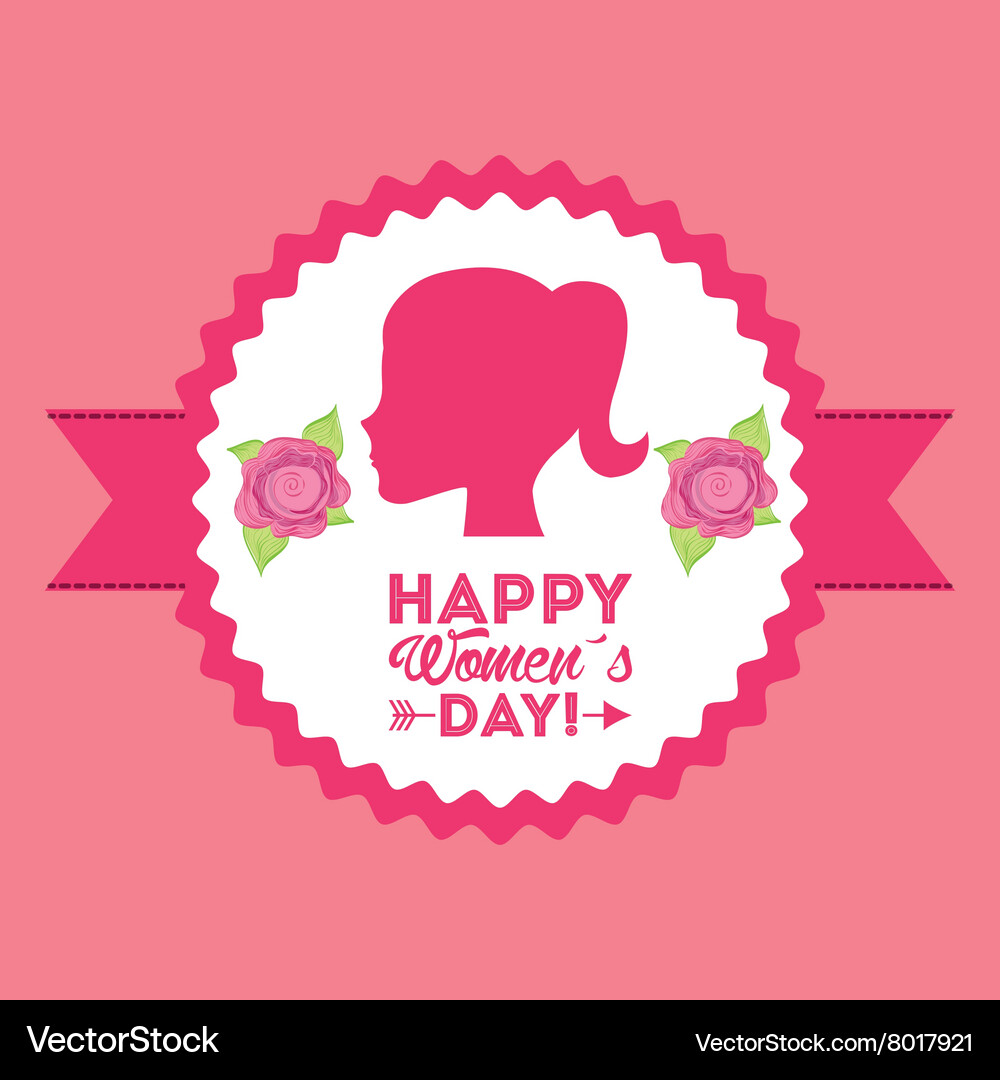 Happy Womens Day Design Royalty Free Vector Image