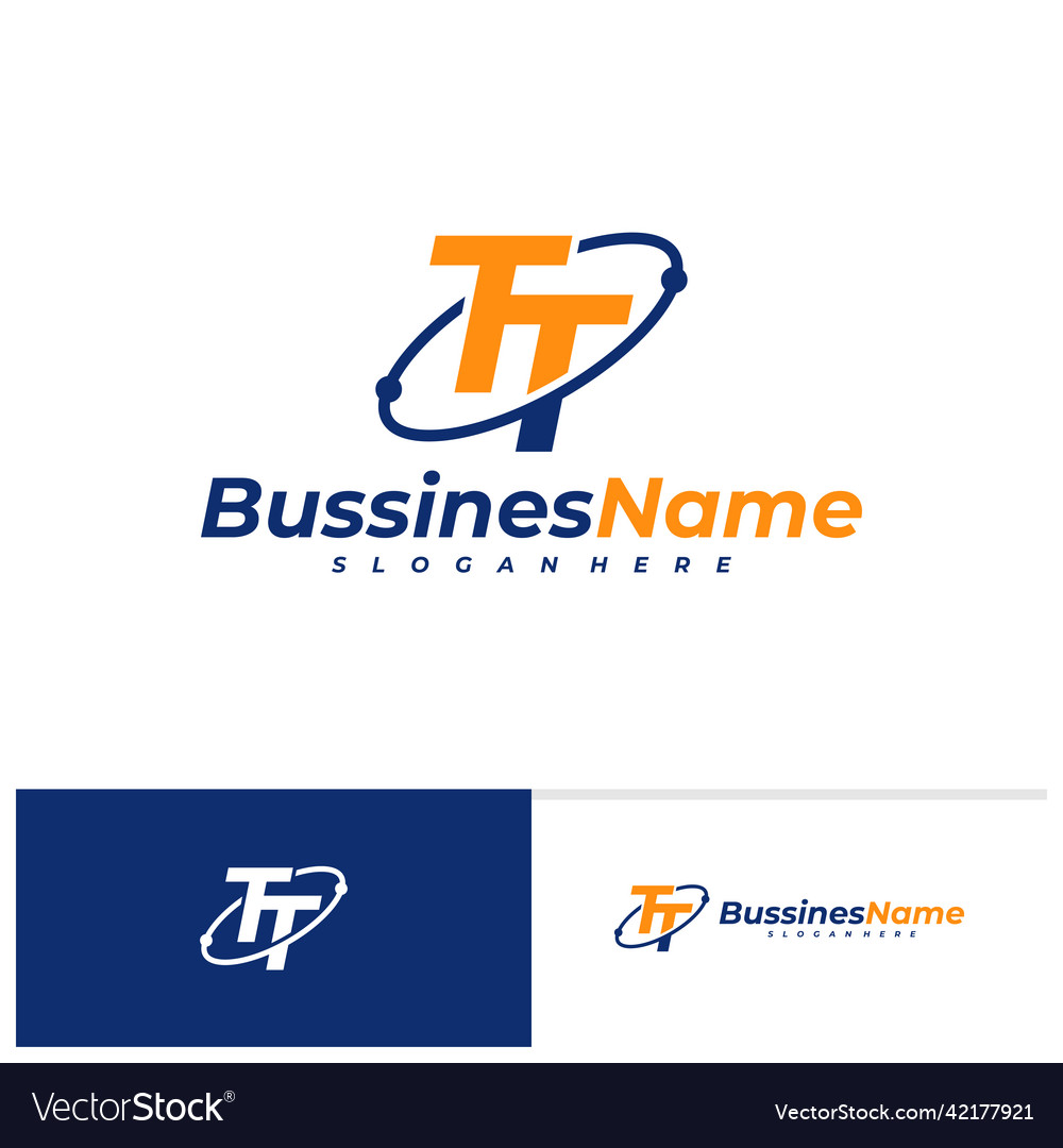 Initial t logo design template creative Royalty Free Vector