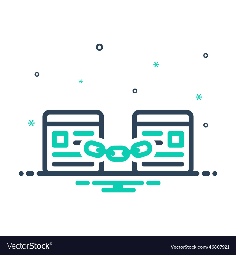 Link Royalty Free Vector Image - VectorStock