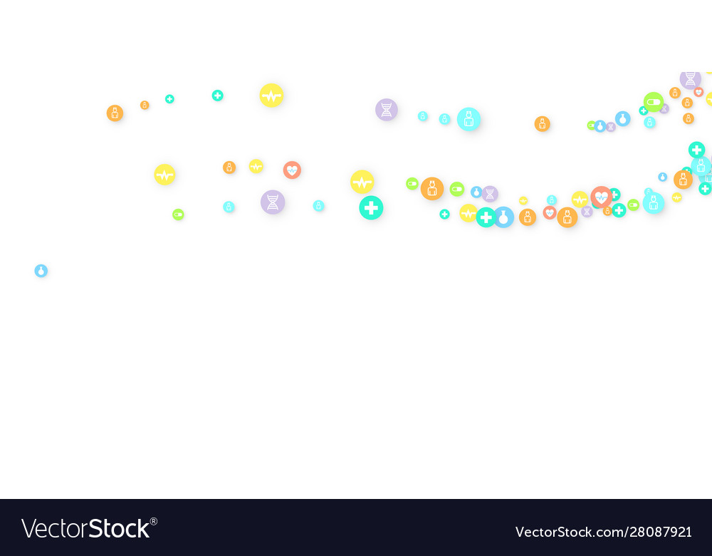 Pharmacy background clinic backdrop Royalty Free Vector