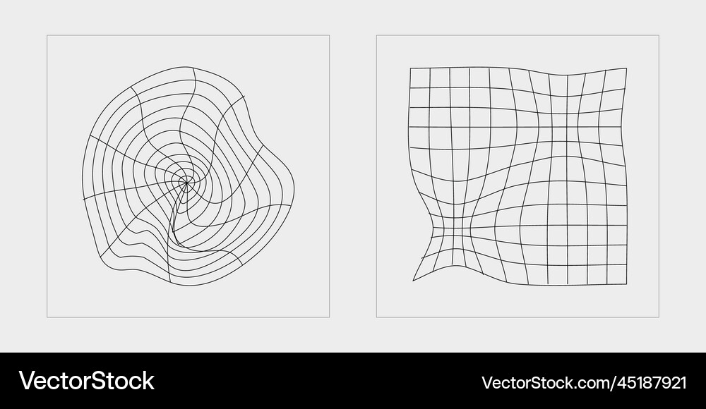 Set of y2k style of objects extraordinary Vector Image