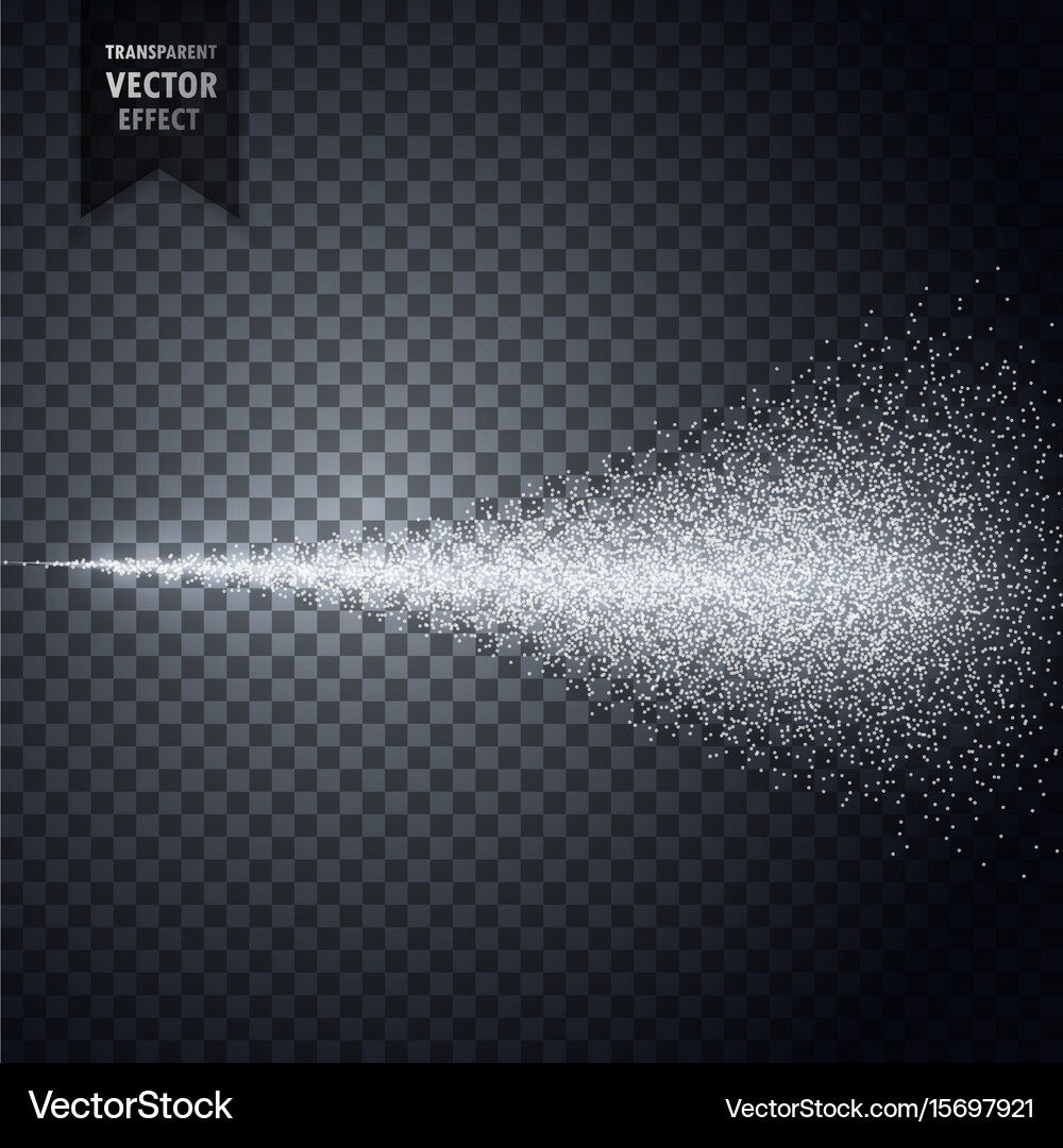 Water spray fog of atomizer transparent Royalty Free Vector