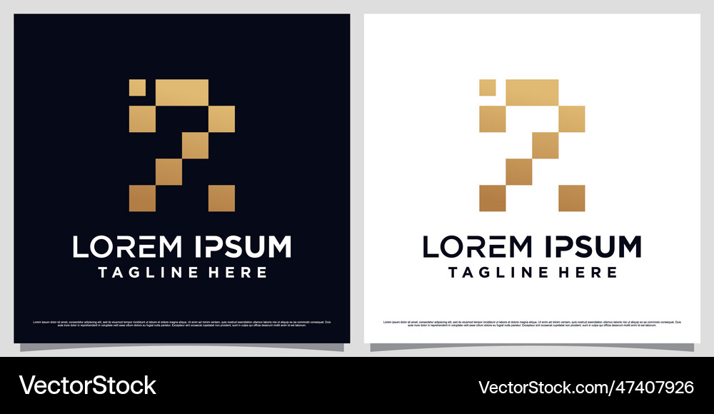 Golden gradient color letter r logo design Vector Image
