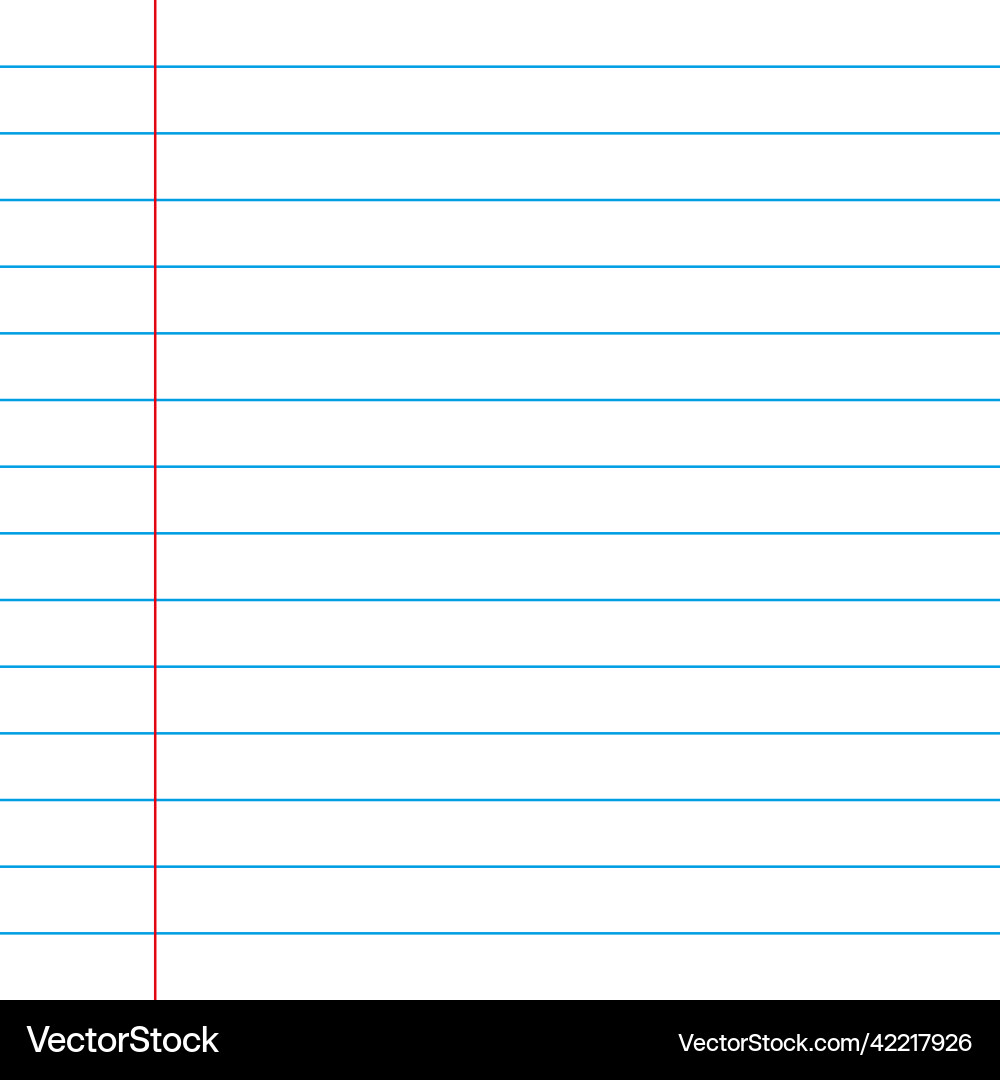 Office sheet for writing Royalty Free Vector Image