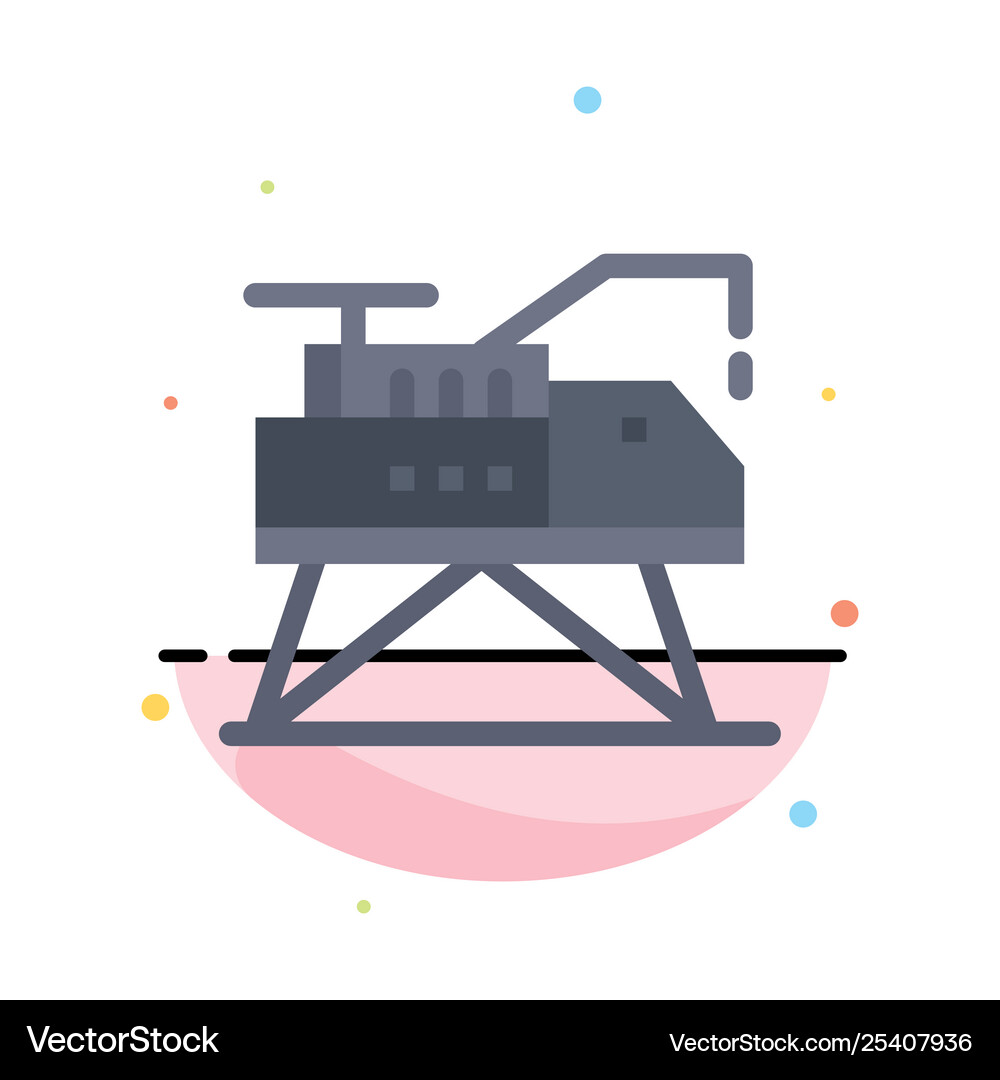 Construction engineering laboratory platform Vector Image
