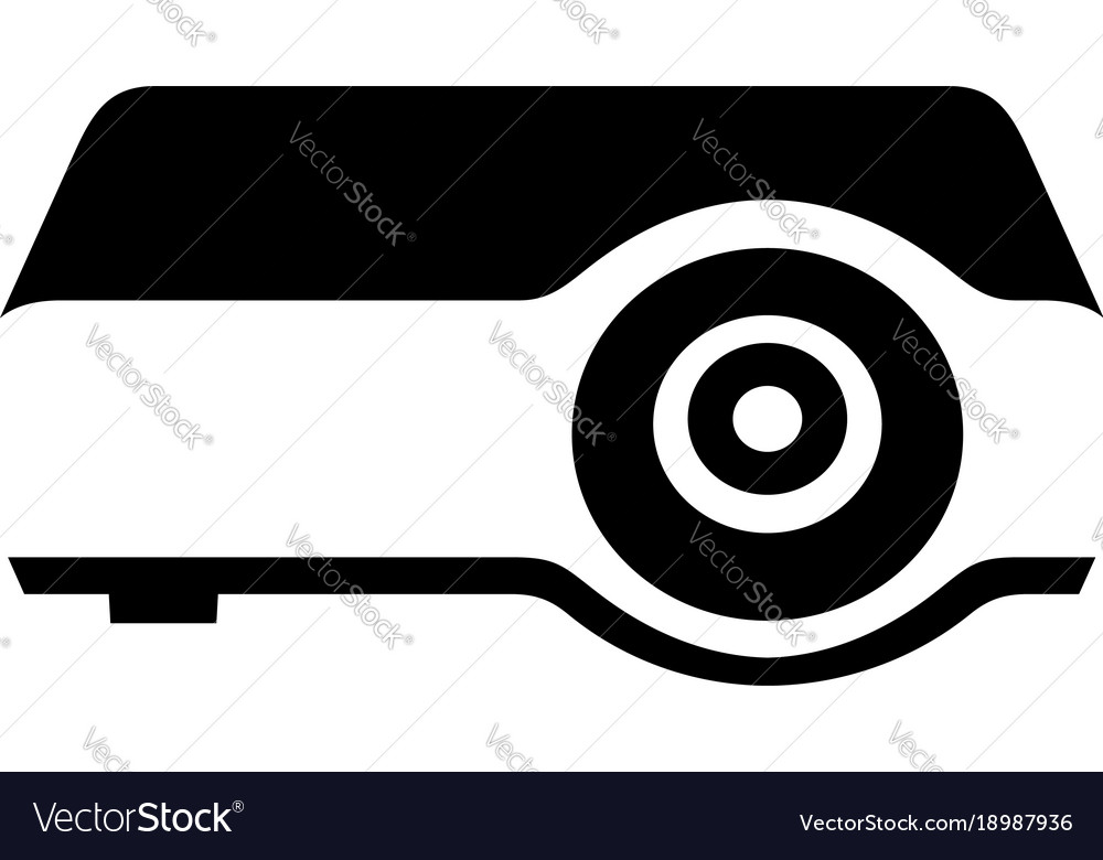 Digital projector Royalty Free Vector Image - VectorStock