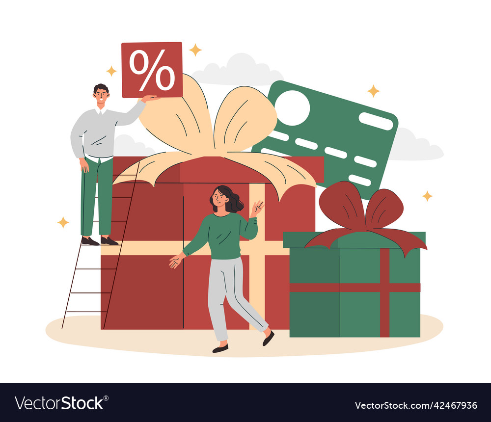 Loyalty program concept Royalty Free Vector Image