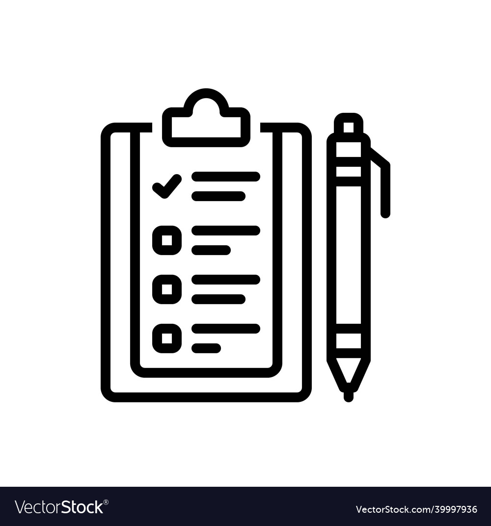 Questionnaire Royalty Free Vector Image - VectorStock