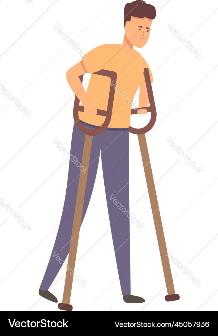 Therapist patient icon cartoon physical Royalty Free Vector