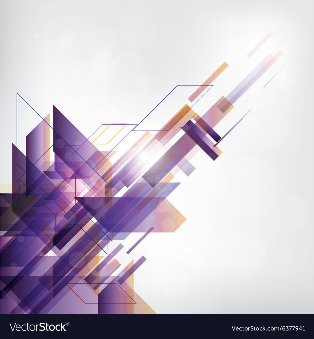 Abstract background with colored elements Vector Image