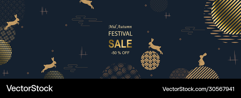 Abstract cards banner design with traditional Vector Image