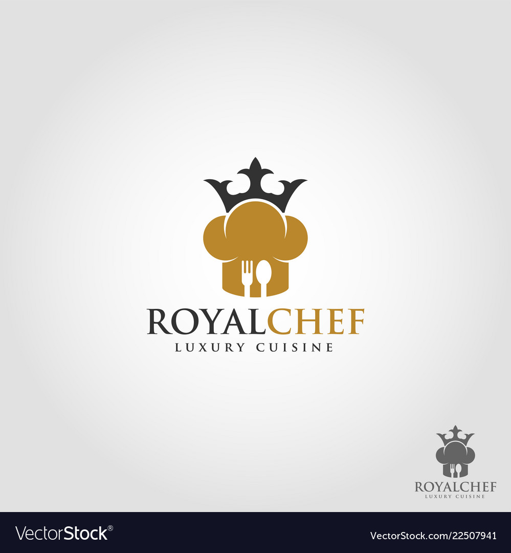 Royal chef is a stylish professional expert Vector Image