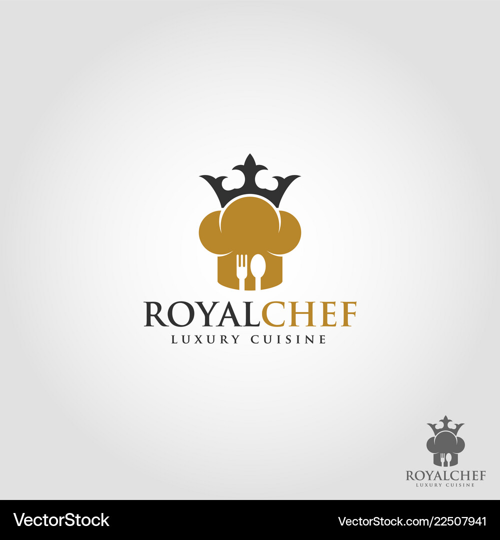 Royal Chef Logo - Elegant & Professional Vector Image