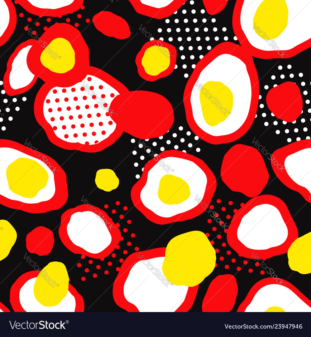Abstract seamless pattern dotted texture dot Vector Image