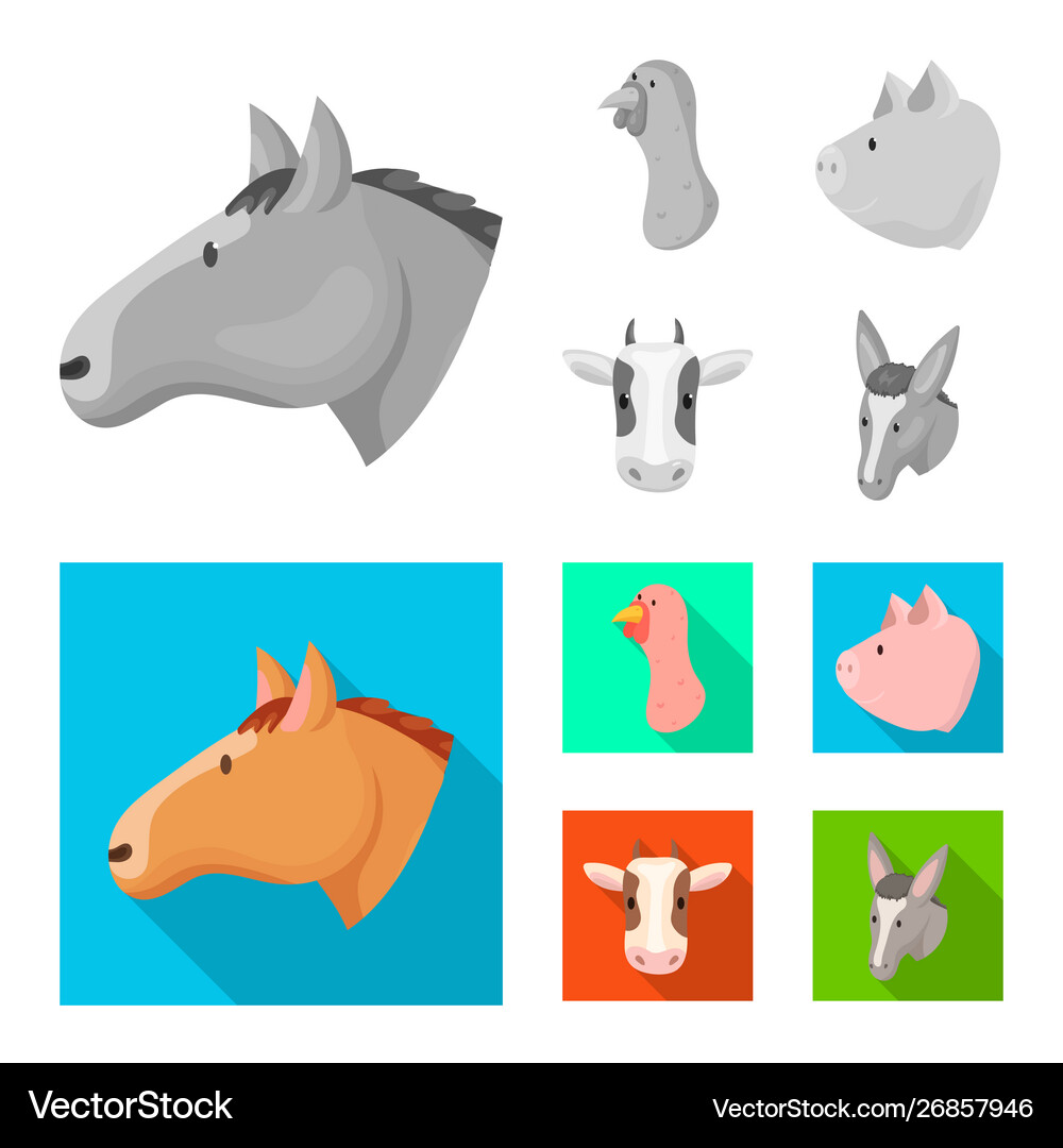 Design agriculture and breeding sign Royalty Free Vector