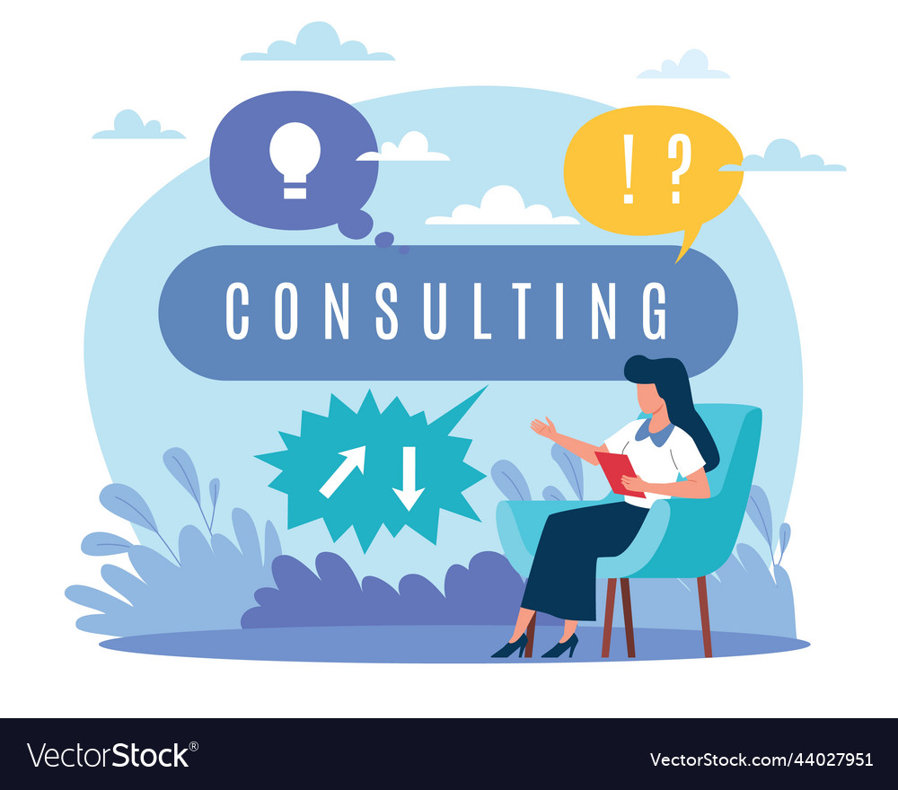 Consulting supervisory development training Vector Image