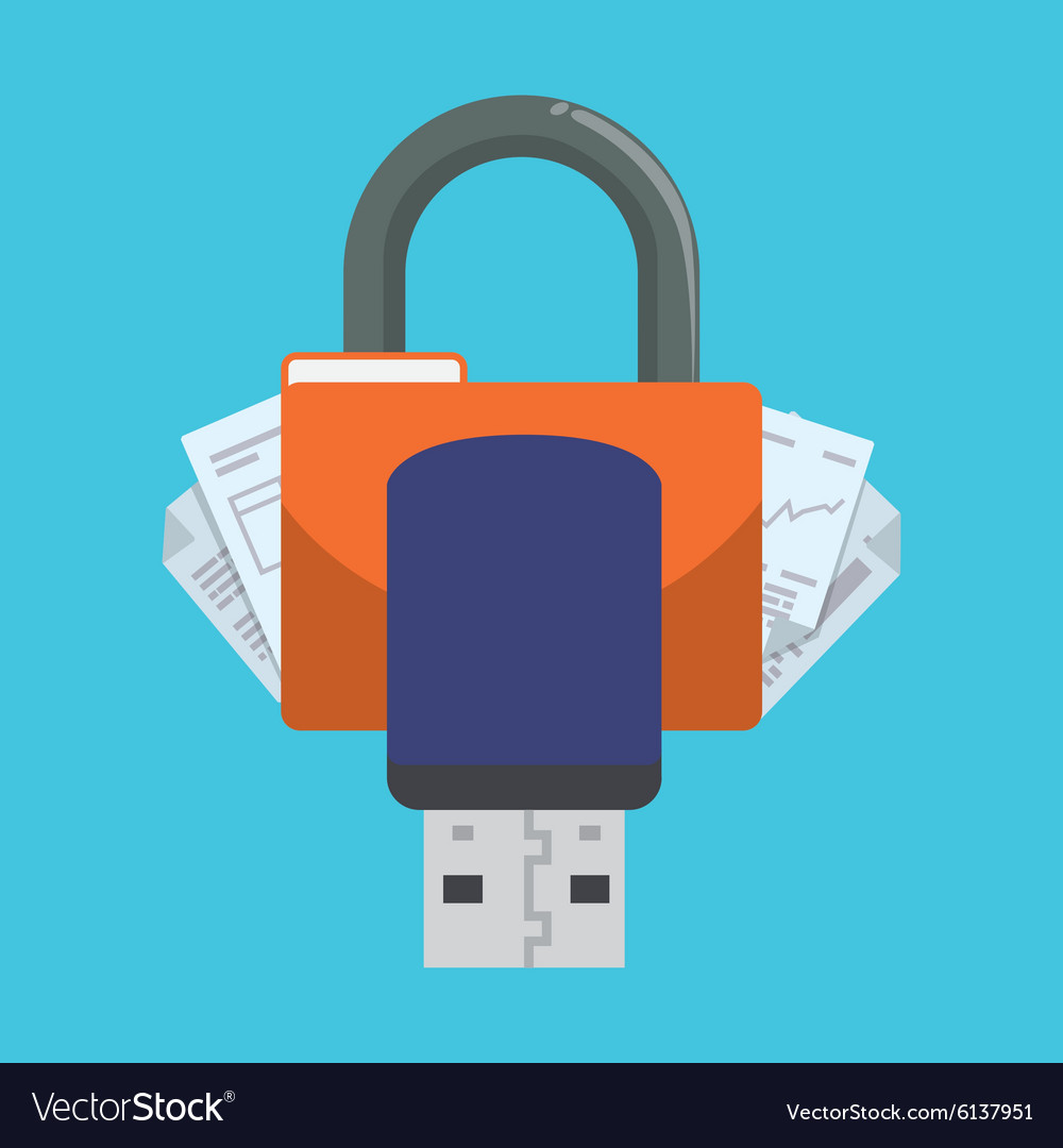 Usb design Royalty Free Vector Image - VectorStock
