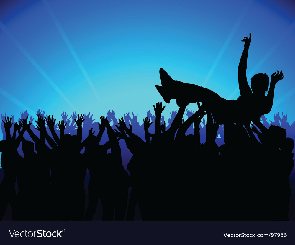 Crowd Royalty Free Vector Image - VectorStock