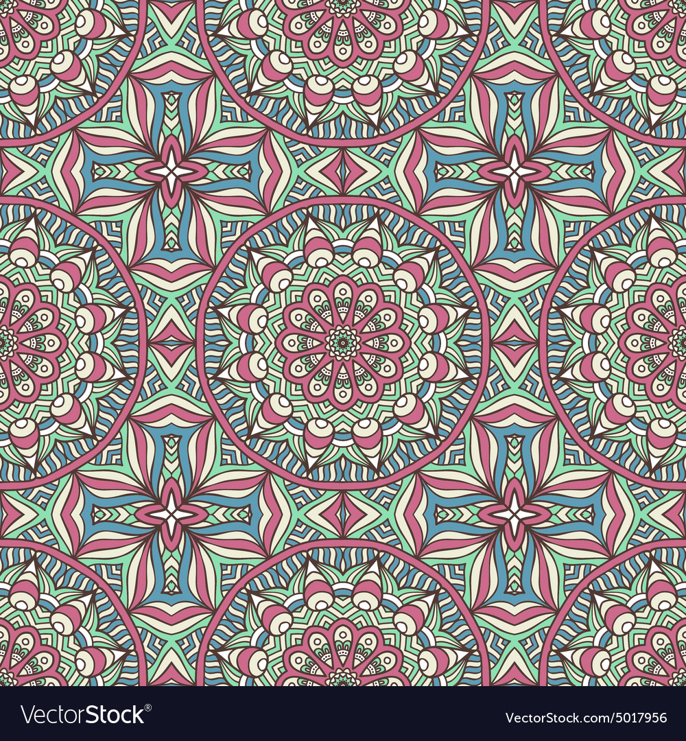 Ethnic seamless pattern Royalty Free Vector Image