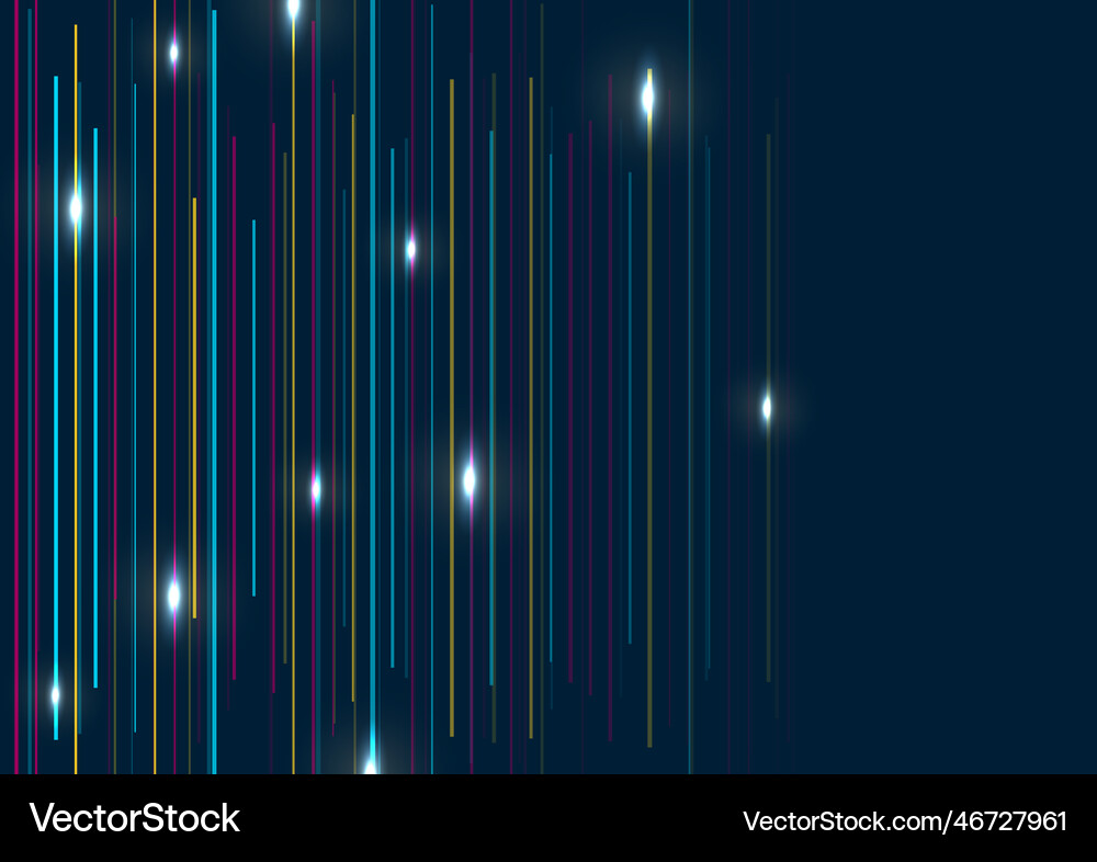 Colorful minimal lines abstract futuristic tech Vector Image