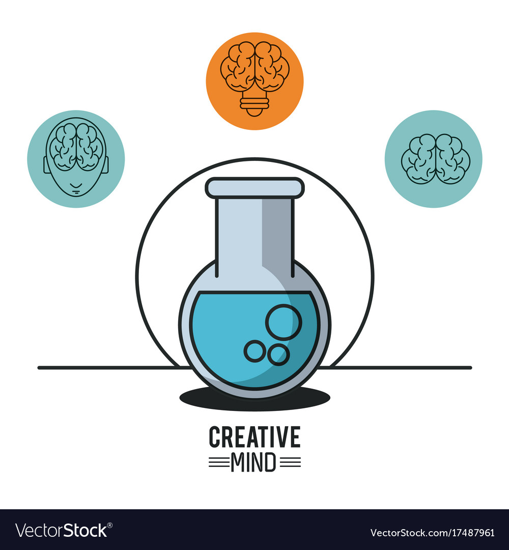 Creative mind design Royalty Free Vector Image