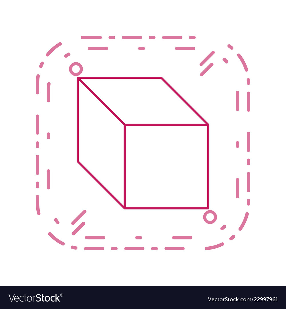 Cube icon Royalty Free Vector Image - VectorStock