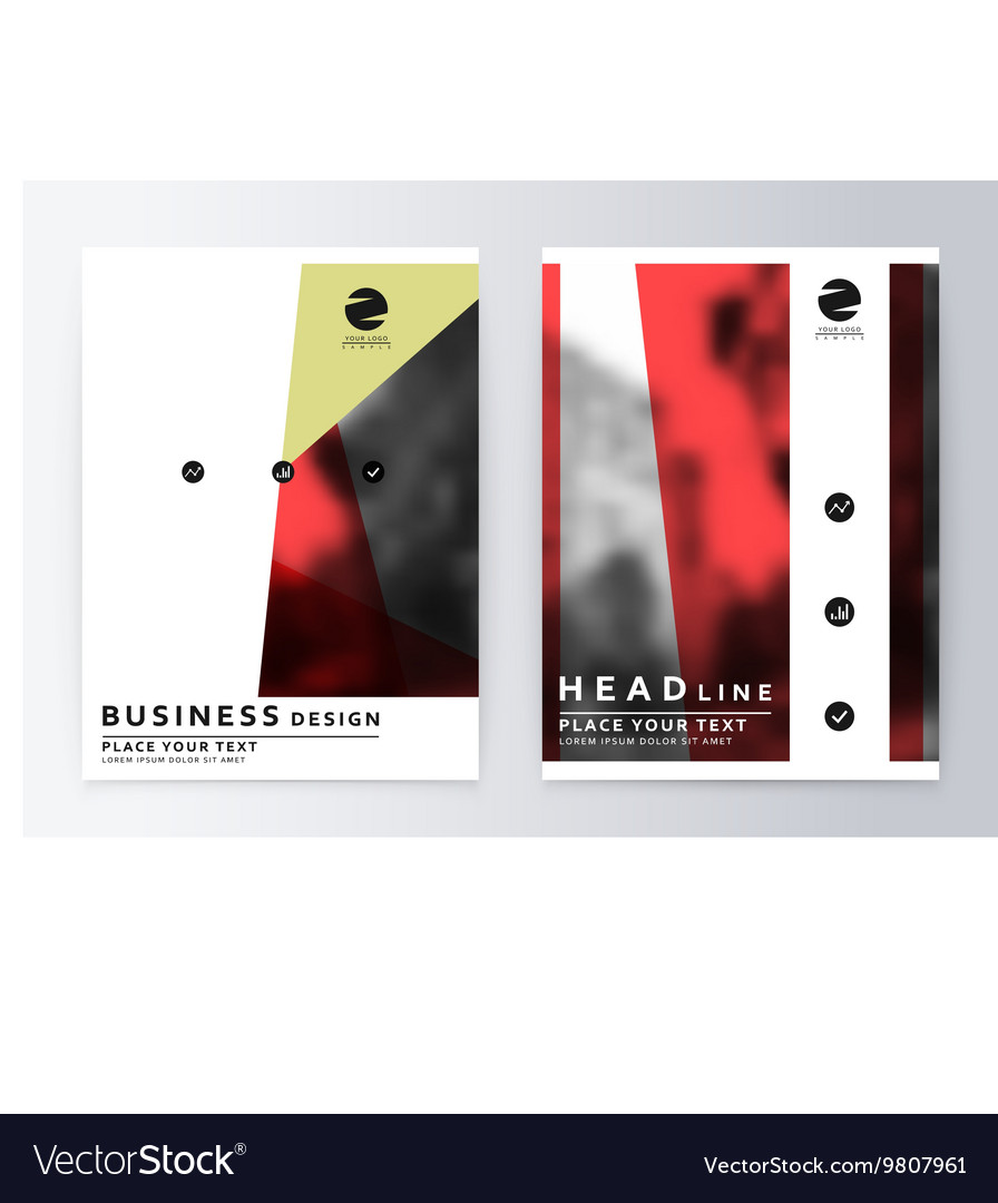 Layout design template Royalty Free Vector Image