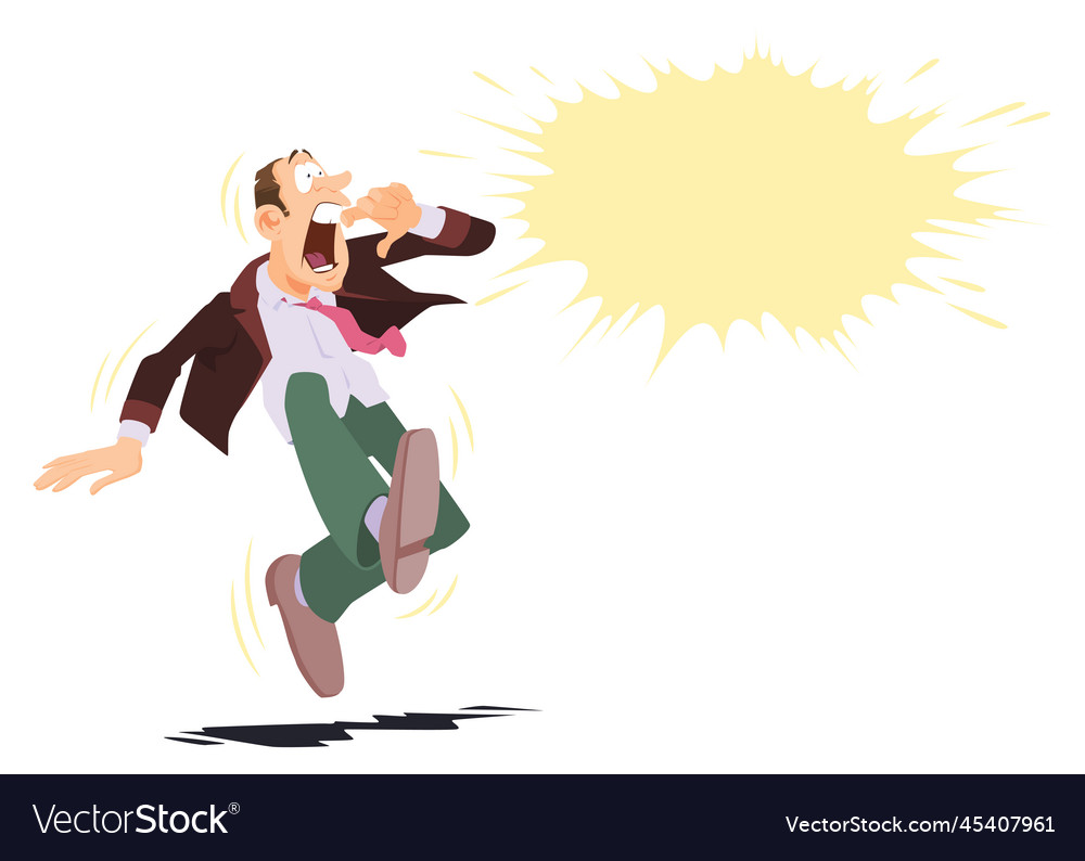 Surprised man bewildered human funny people Vector Image Surprised man bewildered human funny people Vector Image