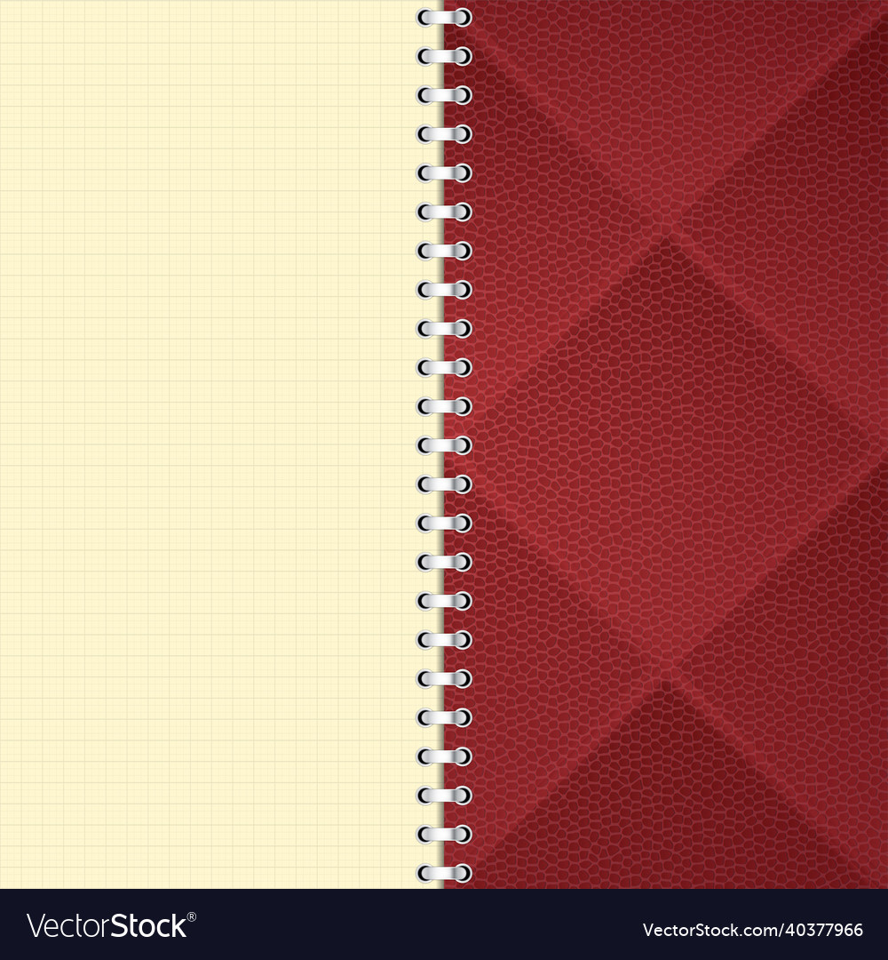 Checkered notebook background Royalty Free Vector Image