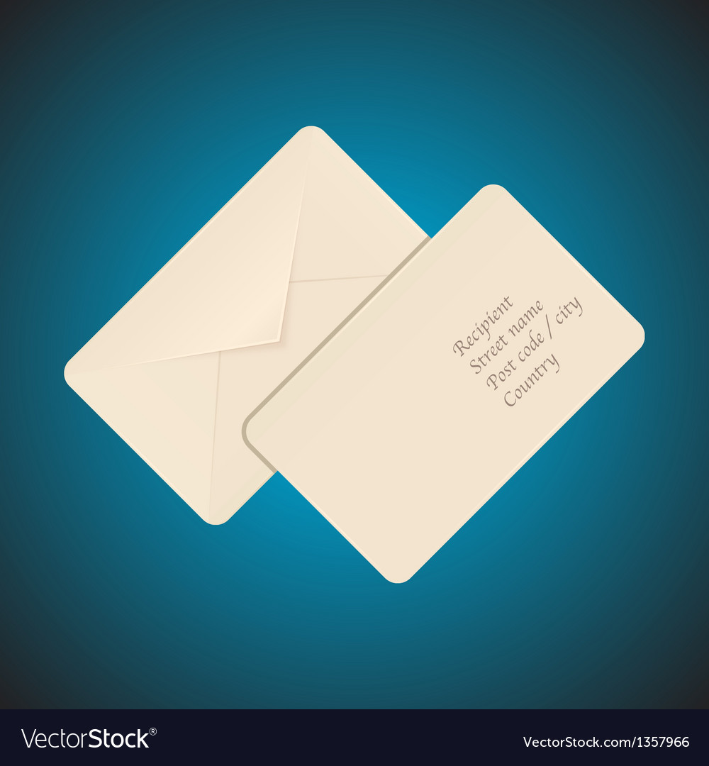Post envelope Royalty Free Vector Image - VectorStock
