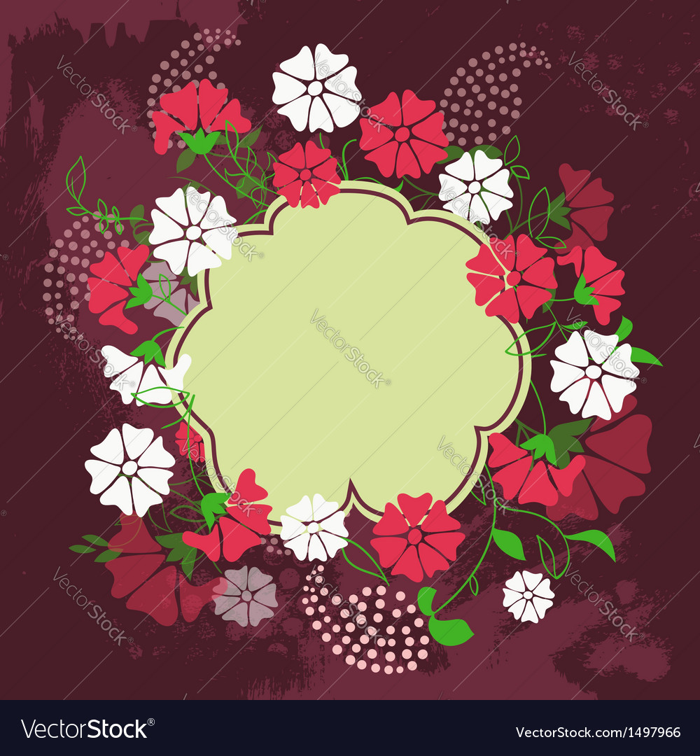 Spring floral design element Royalty Free Vector Image