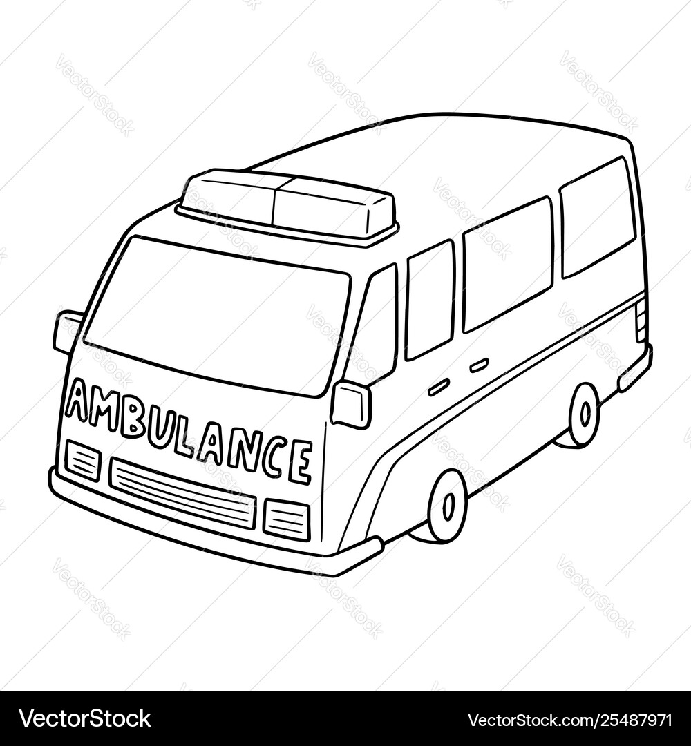 Ambulance Royalty Free Vector Image - VectorStock