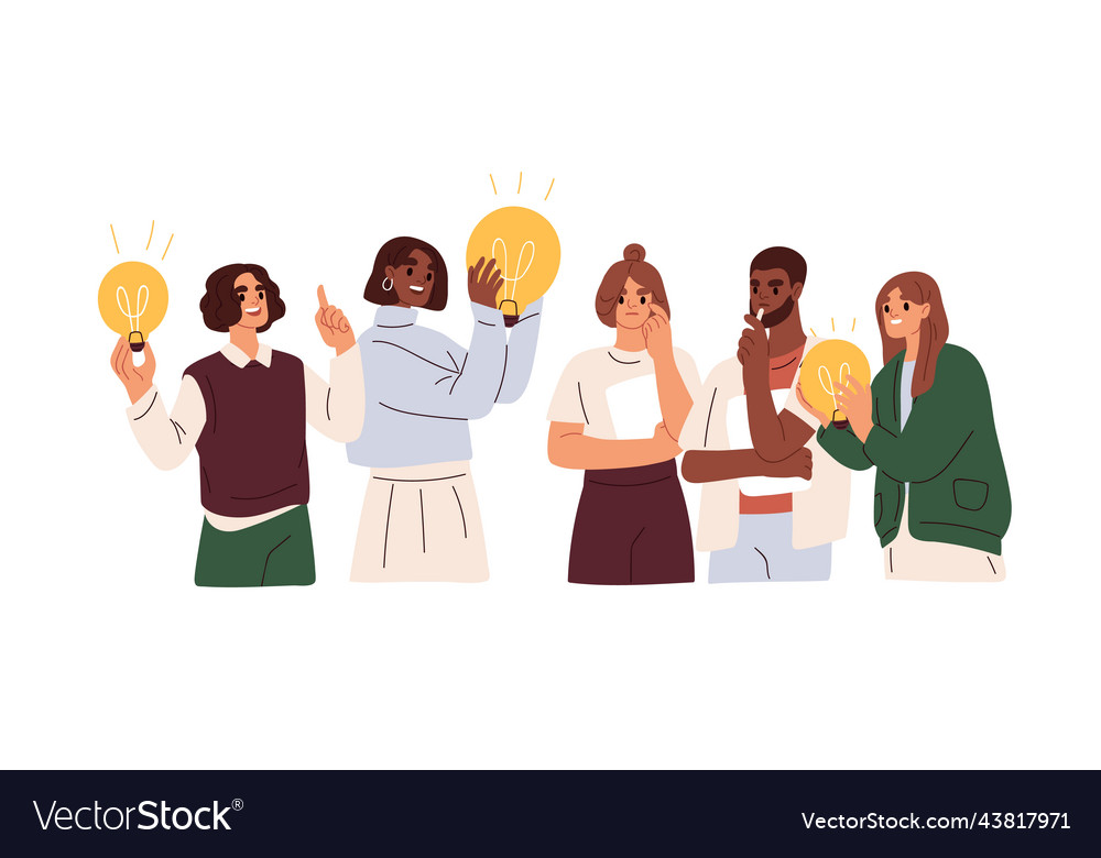 Brainstorm idea discussion concept business team Vector Image Brainstorm idea discussion concept business team Vector Image