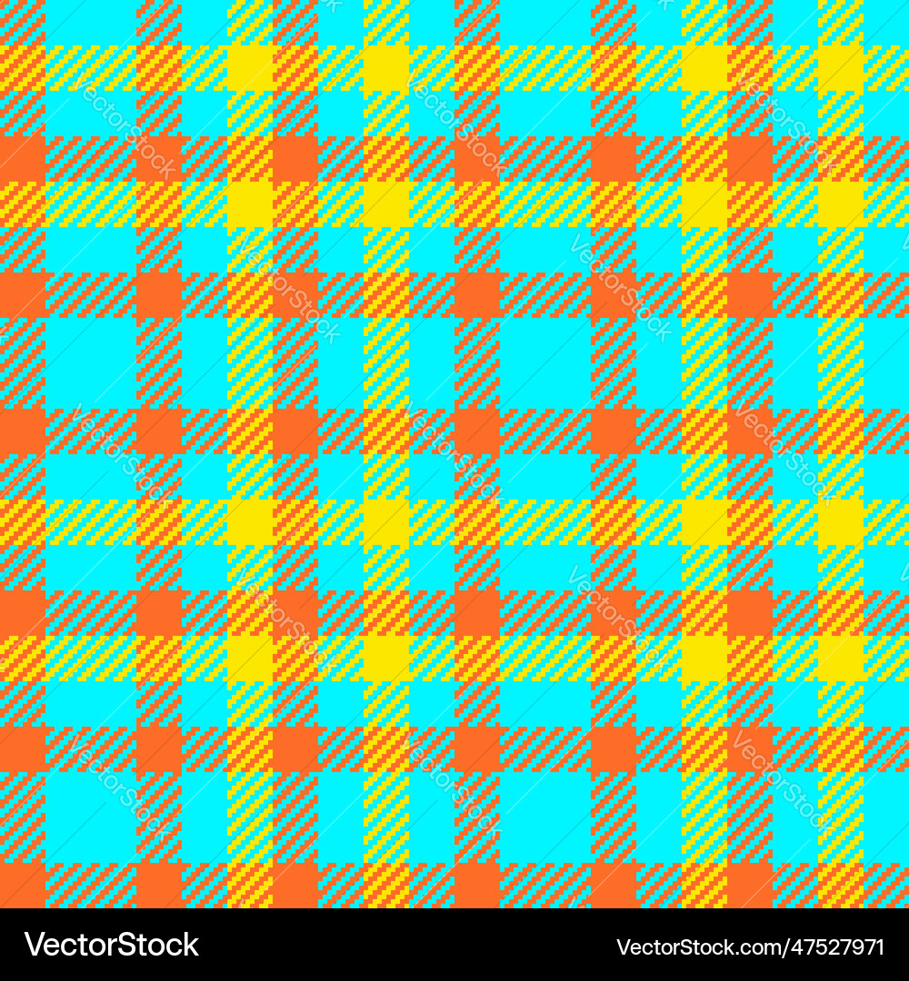 Check fabric of textile seamless background Vector Image