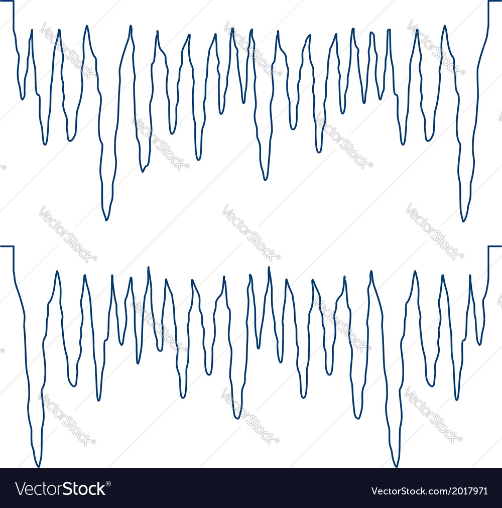 Icicles Royalty Free Vector Image - VectorStock