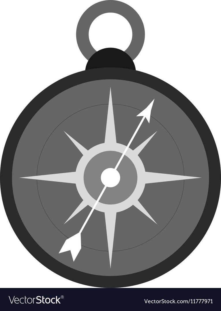 Isolated compass design Royalty Free Vector Image