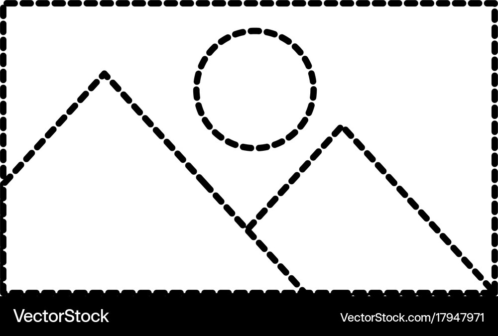 Photo picture image design graphic icon Royalty Free Vector