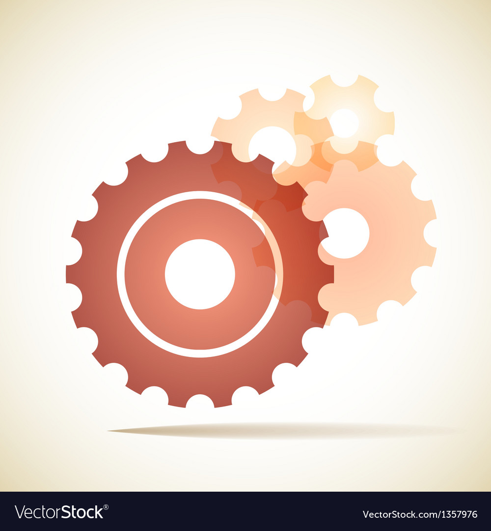 Cogs gears background Royalty Free Vector Image