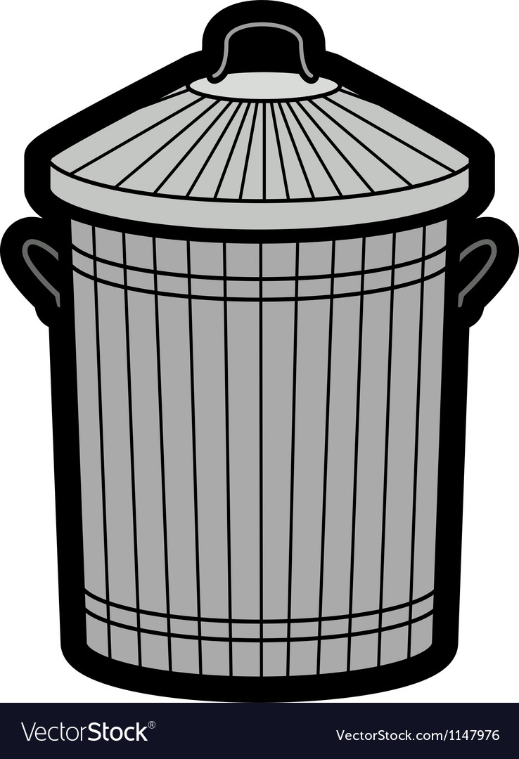 Dustbin Royalty Free Vector Image - VectorStock