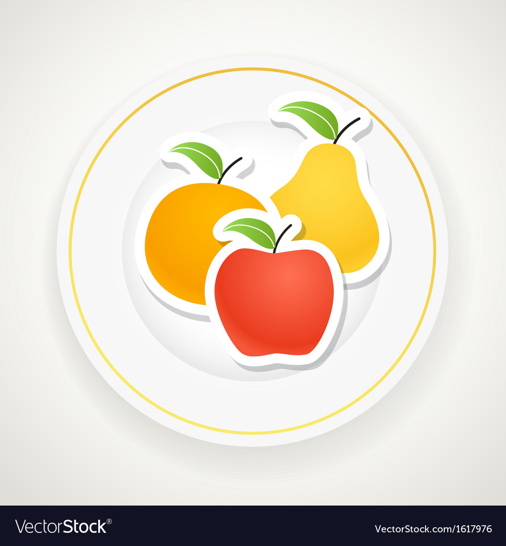 Plate Royalty Free Vector Image - VectorStock