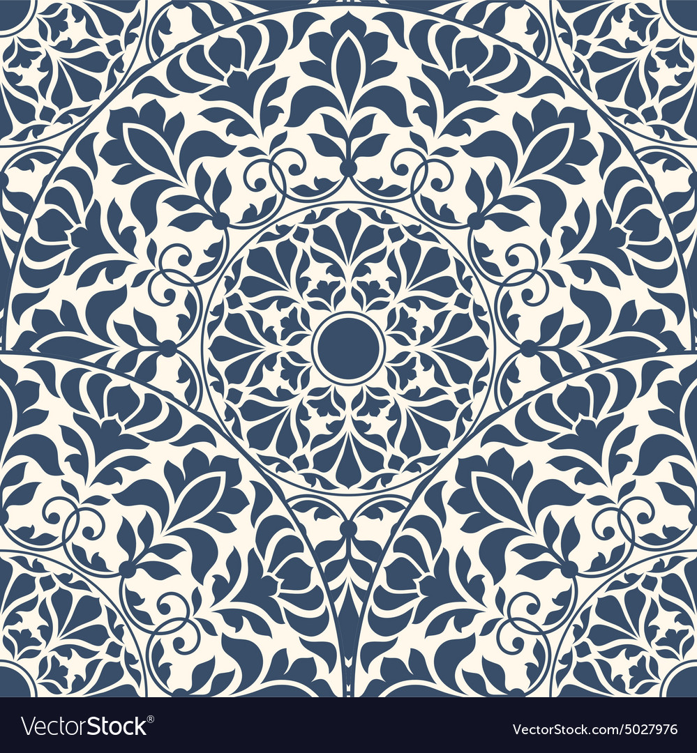 Seamless oriental pattern Royalty Free Vector Image
