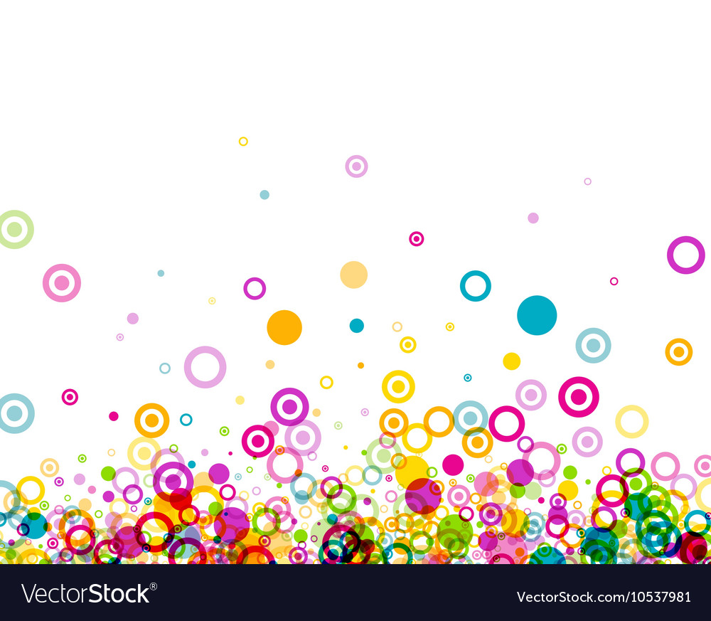 Background with circles pattern Royalty Free Vector Image
