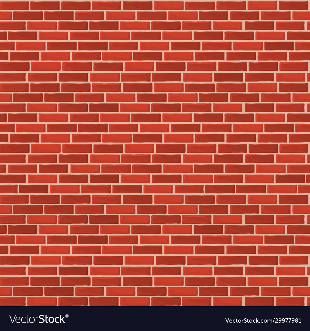 Brick wall seamless pattern Royalty Free Vector Image