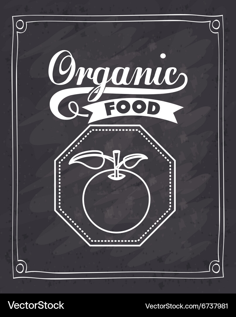 Farm fresh food design Royalty Free Vector Image