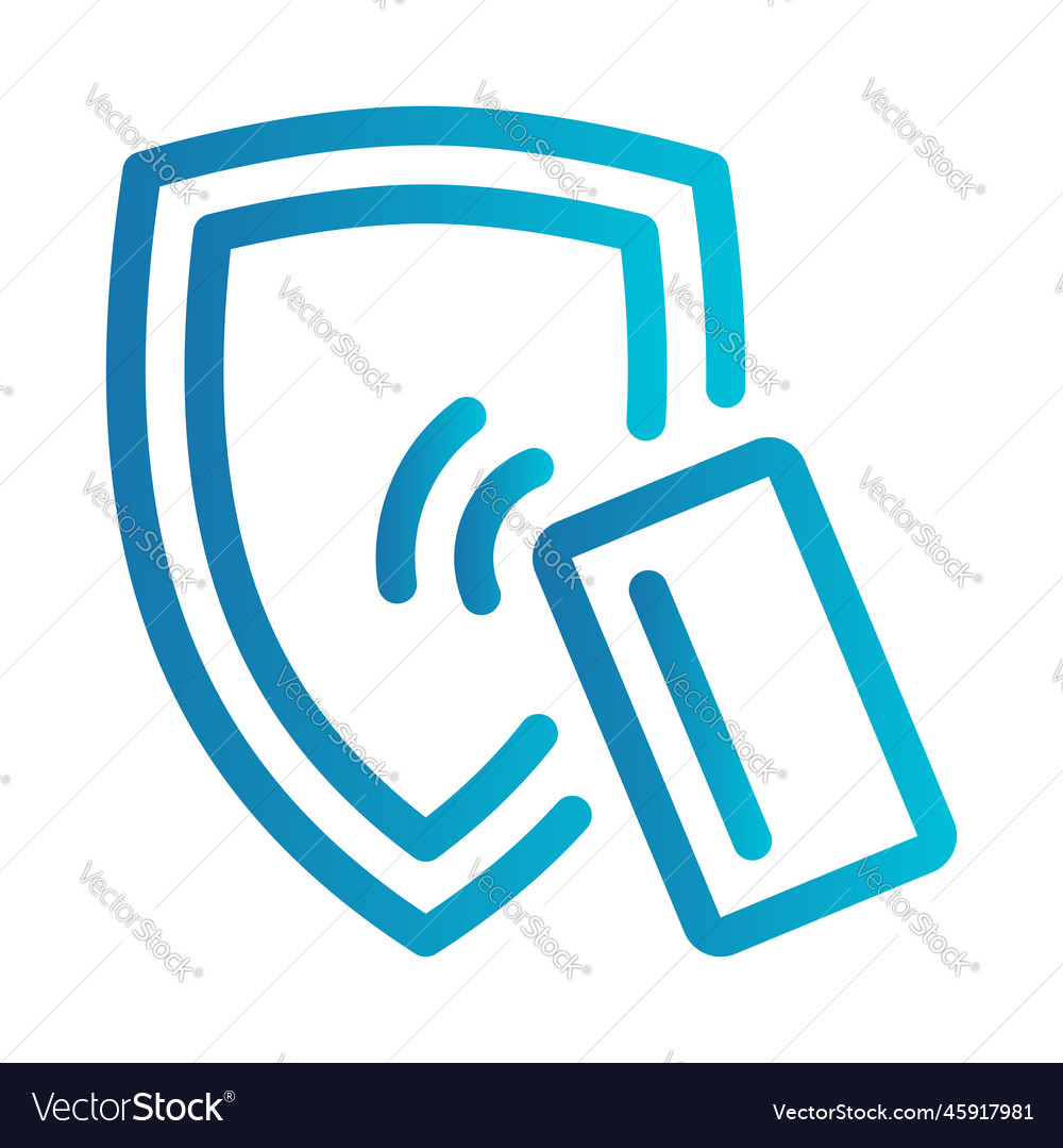 Flat on a theme secure payment Royalty Free Vector Image