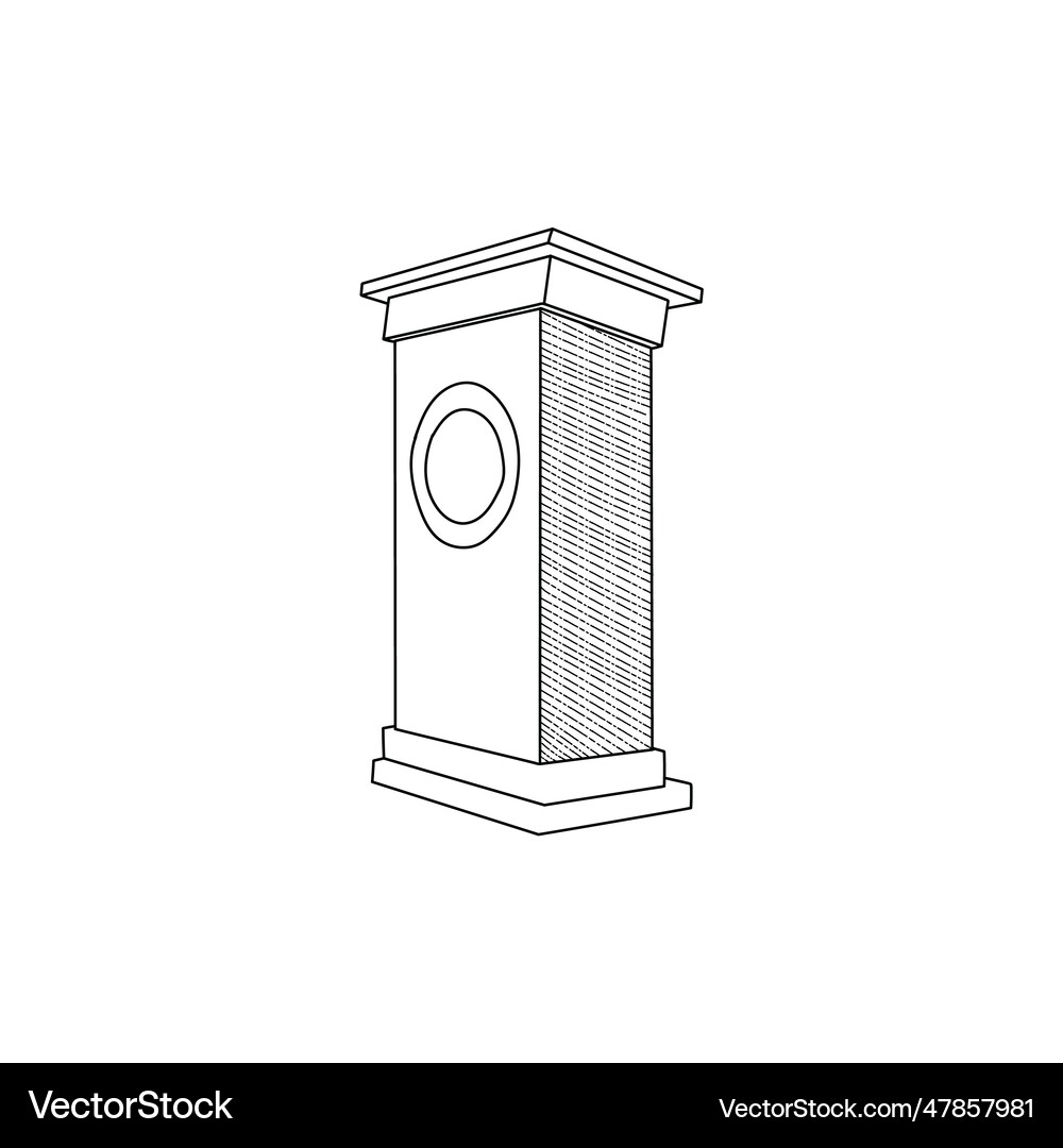 Podium icon design template symbol sign Royalty Free Vector