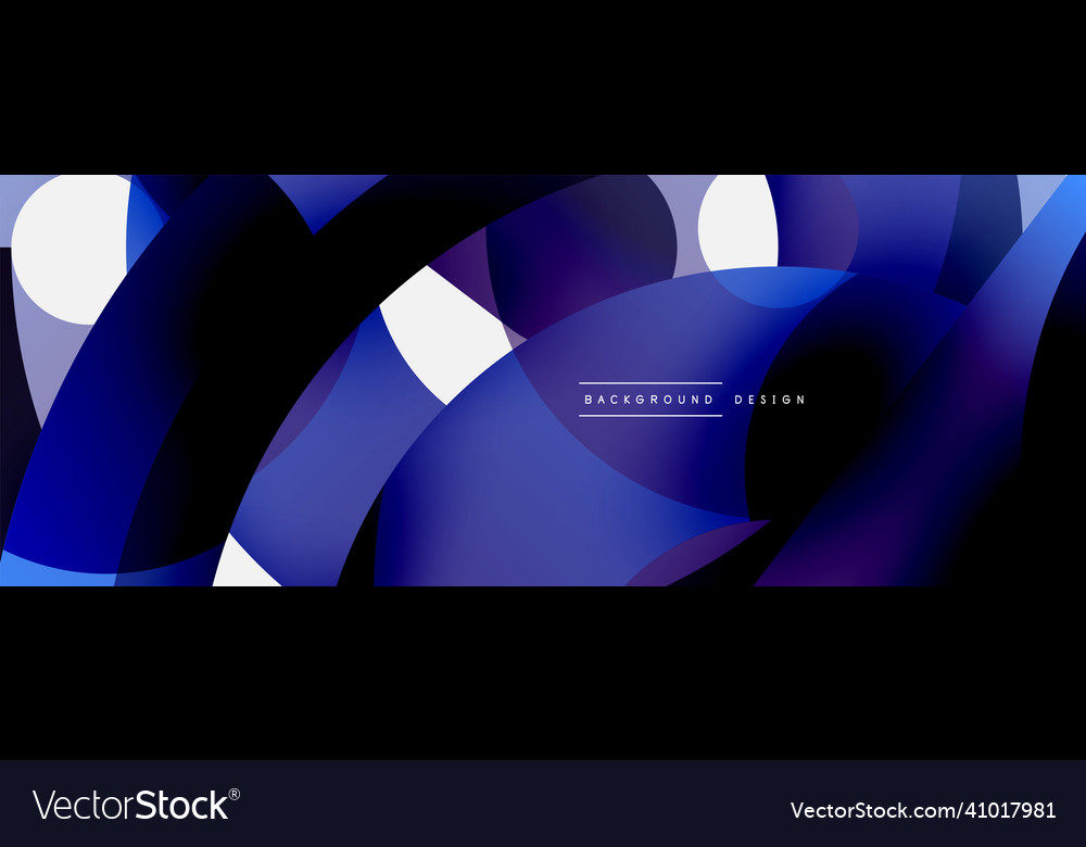 Round shapes circles and other geometric forms Vector Image