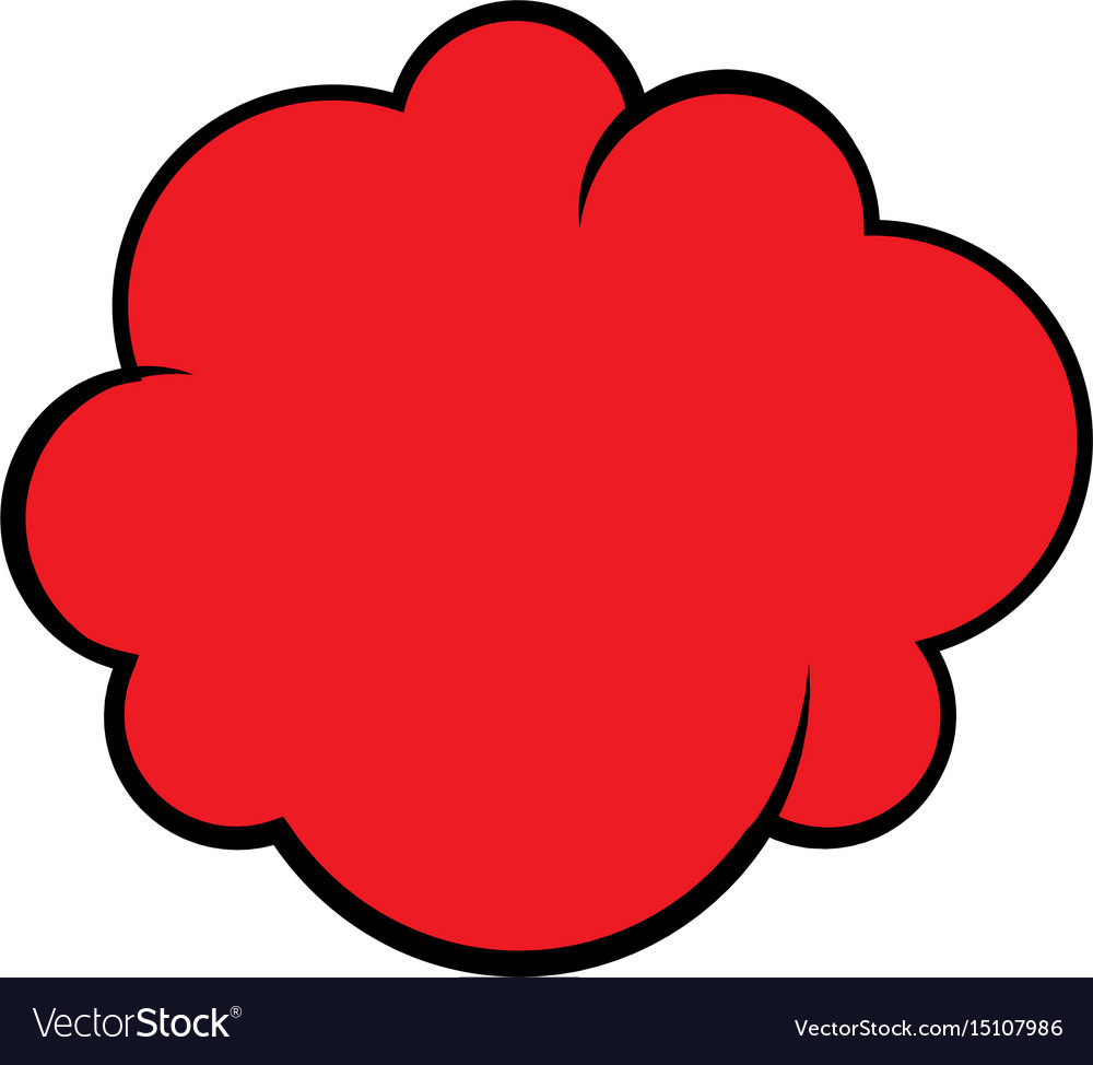 Comic bubble icon Royalty Free Vector Image - VectorStock